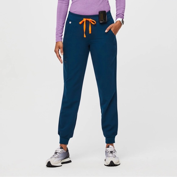 Figs | Pants & Jumpsuits | Nwt Figs Rare Blue Reef Orange Rare Zamora ...